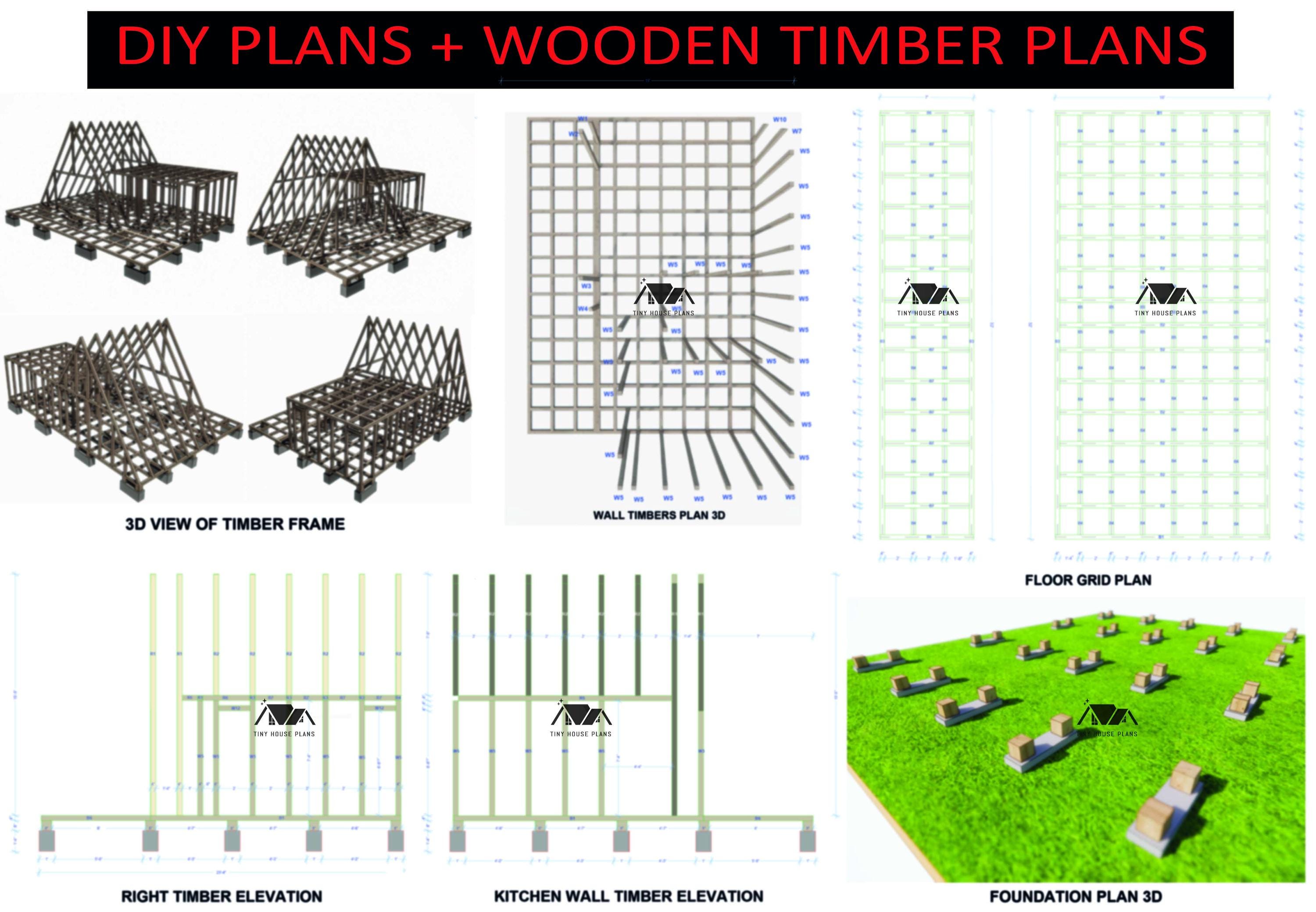A-frame Cabin Plans 16x32, Tiny House DIY (PDF Download) - Etsy Australia