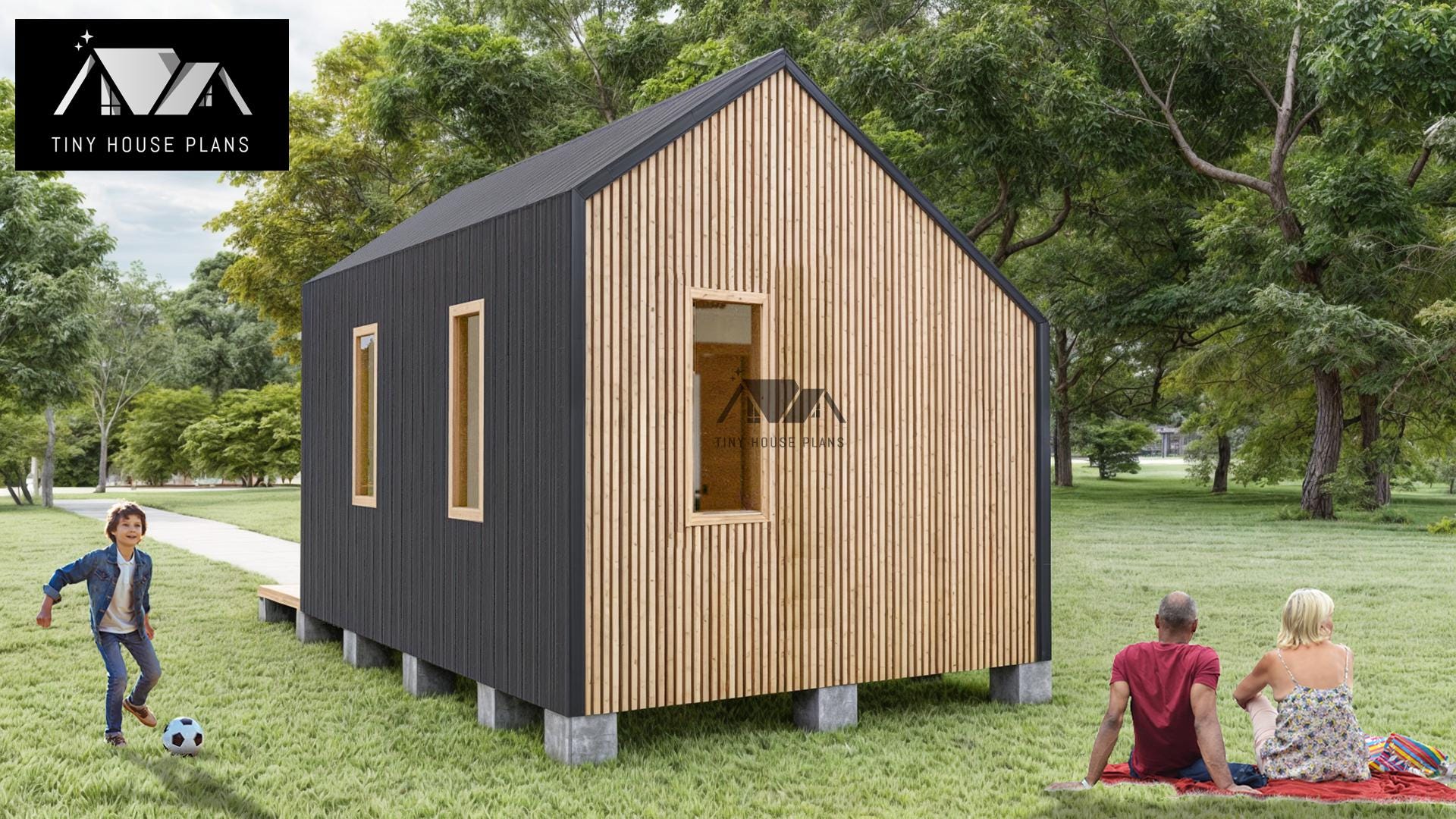 Cabin House Plans 12 X 18, Tiny Cabin Plans, Small House Plans, Tiny ...
