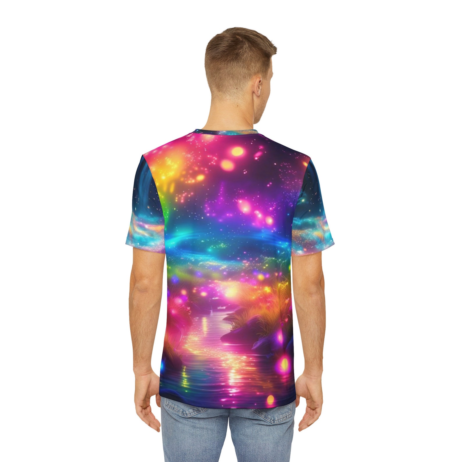 Colorful Tshirt Gift for Him Magical Top Multicolor Shirt for Birthday ...