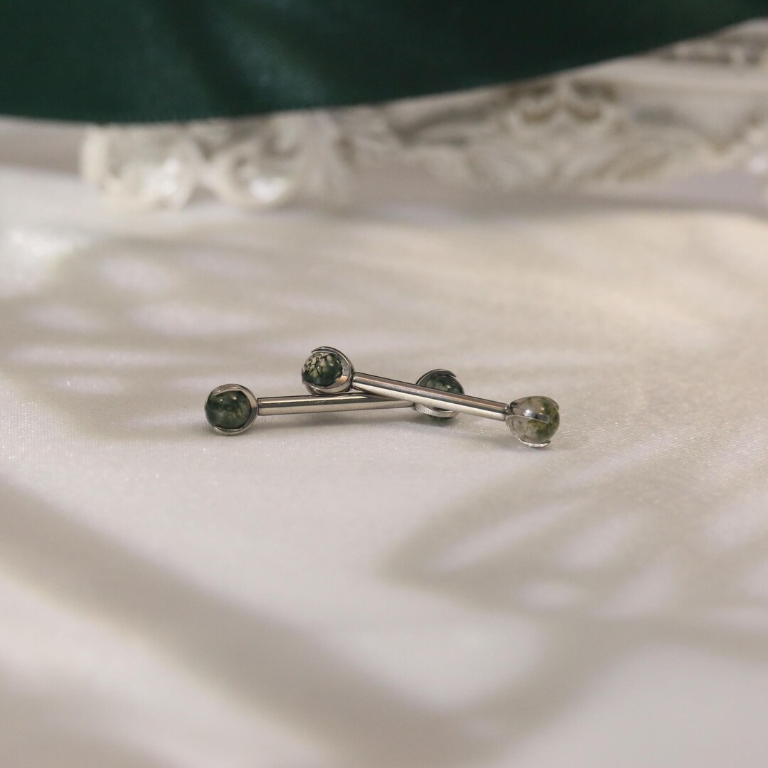 Nipple Ring Nipple Rod 14G Internal Thread Nipple Jewelry Tongue ...