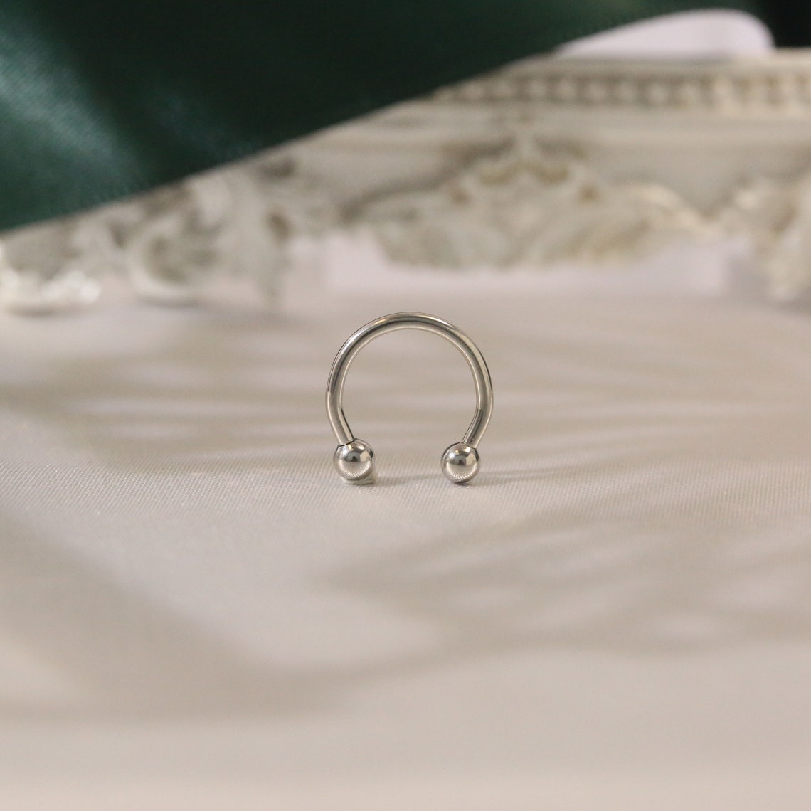 Fashion Horseshoe Nose Ring 16G Septum Ring 316L Piercing Jewelry Nose ...