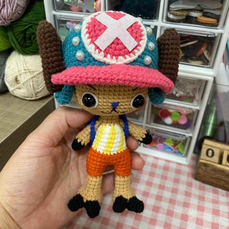 One Piece Series Crochet Pattern Chopper, PDF Crochet Pattern, Simple ...