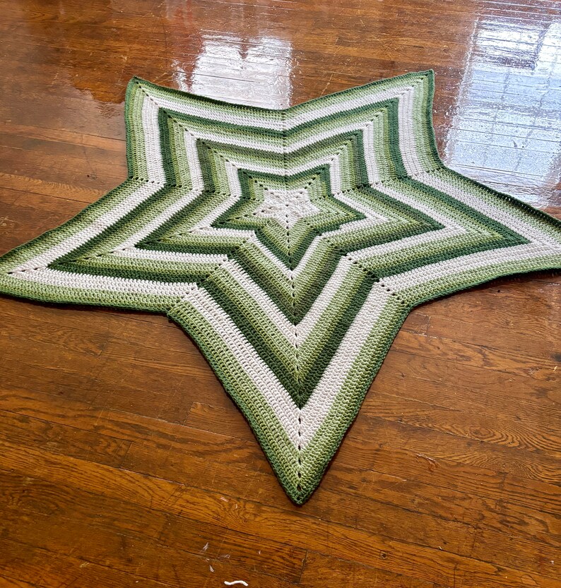 Custom Crochet Star Rug - Etsy