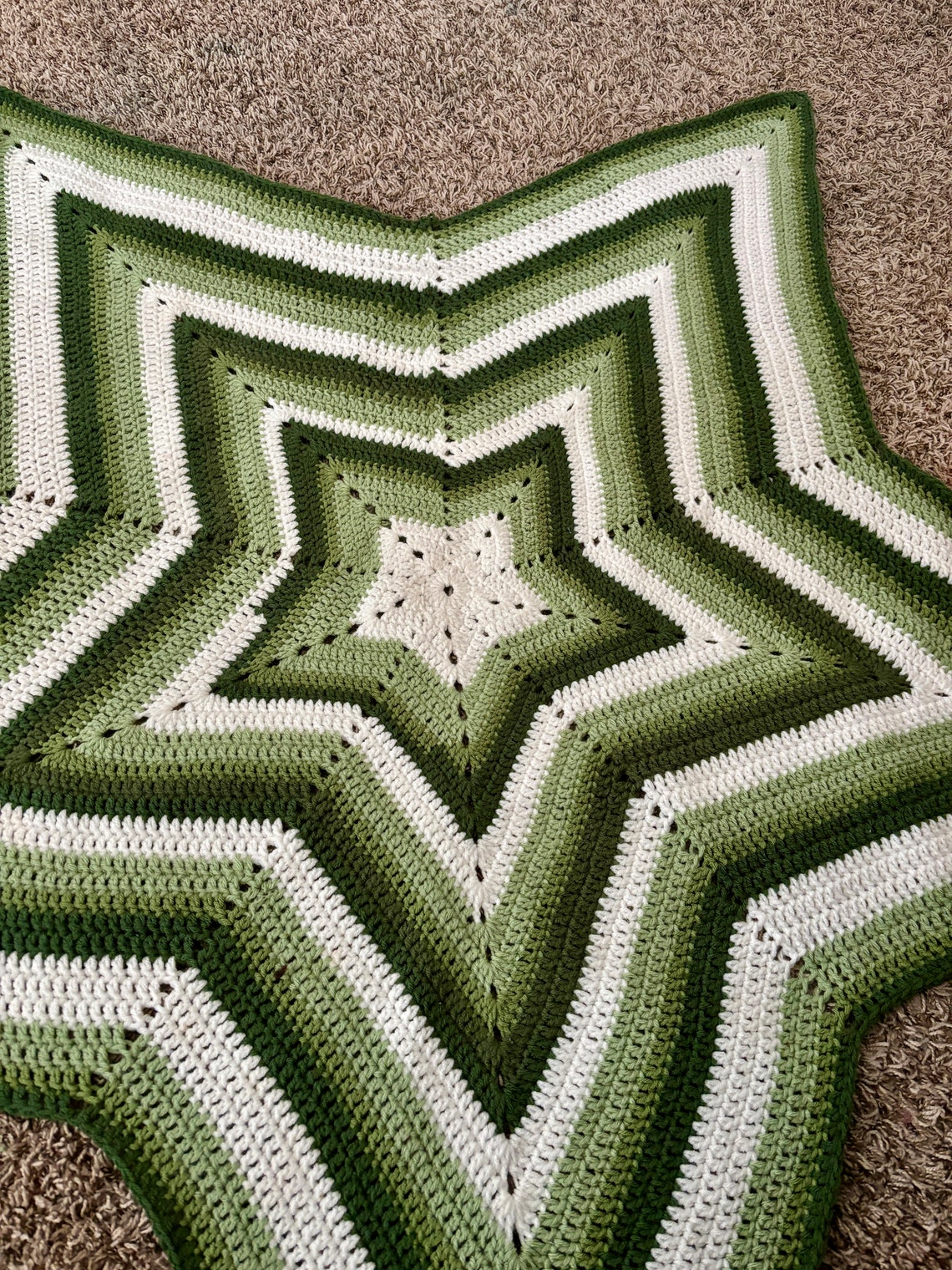 Custom Crochet Star Rug - Etsy