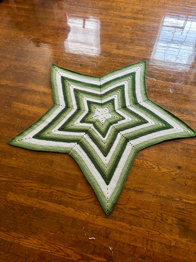 Custom Crochet Star Rug - Etsy