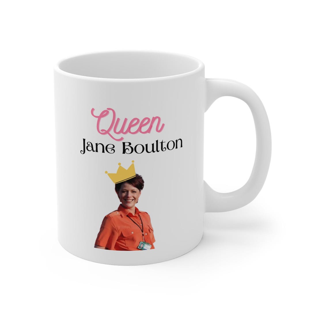 Jane Boulton Mug, Queen Jane, Airline Merch, Easyjet, Funny Mugs, Cute ...