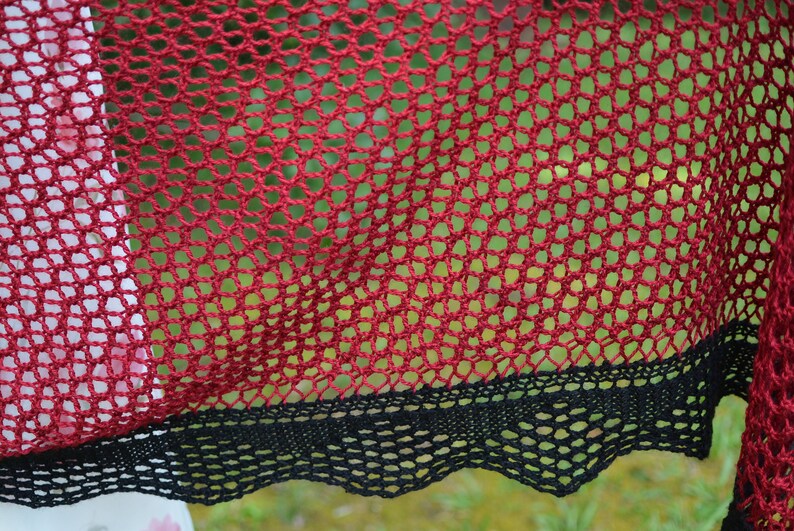 Knitting Pattern - Carmen's Omen Shawl {electronic - Etsy