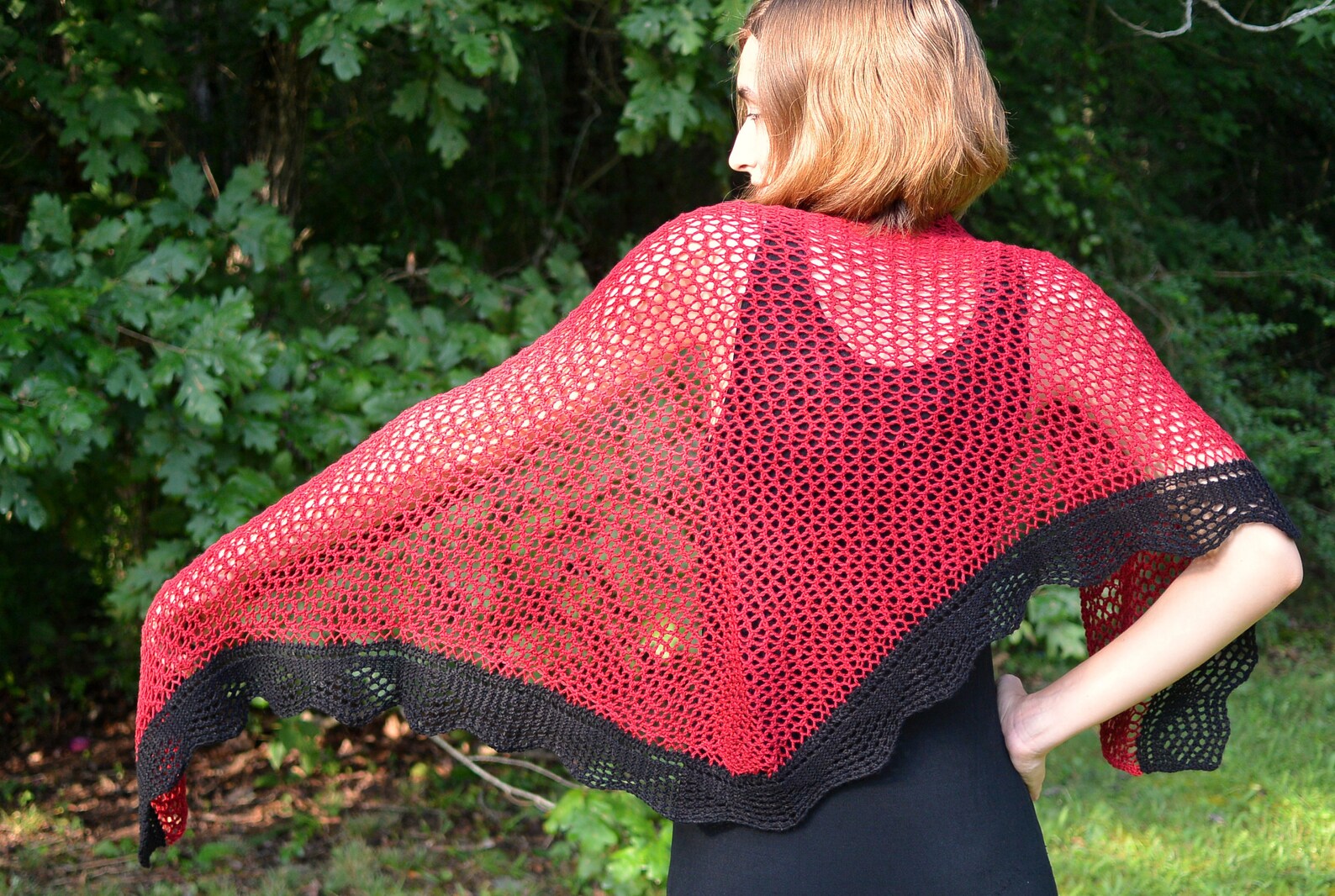 Knitting Pattern - Carmen's Omen Shawl {electronic - Etsy