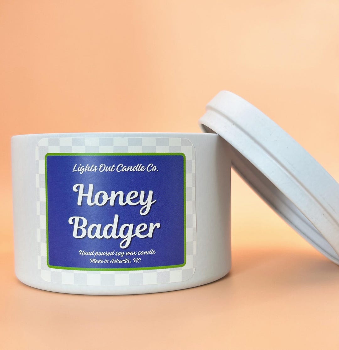 Honey Badger Soy Wax Candle Formula 1 Inspired Gift for the Racing Fan ...