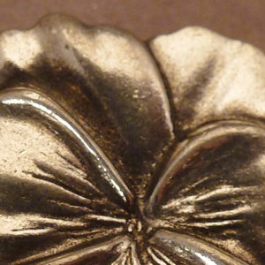 PANSY Flower, BUTTON Cover, Cast Pewter, Signed , DANFORTH, 1985, One ...