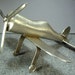 Cast AIRPLANE Model Solid Steel MODERNE Handcrafted Very Heavy - Etsy