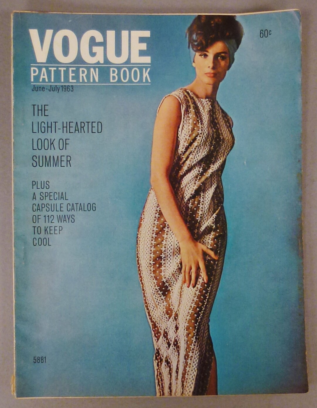 Vintage VOGUE Pattern Book Fashion JUNE JULY 1963 Rare Great Condition ...