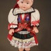 DOLL POLAND Papier Mache Handcrafted Beautiful Girl Folk - Etsy Israel