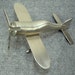 Cast AIRPLANE Model Solid Steel MODERNE Handcrafted Very Heavy - Etsy