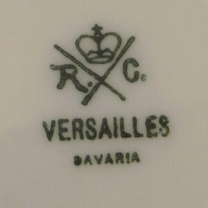 BAVARIA Plate STRAWBERRIES Sweet Meat DISH Gold Red Green and White App ...