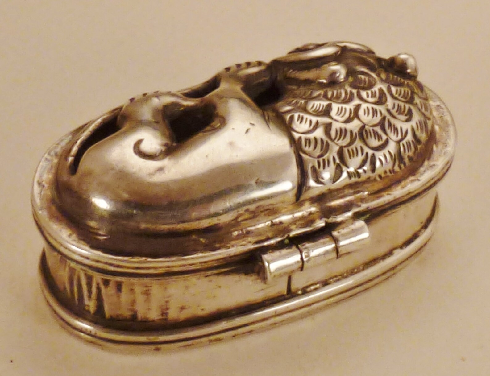 SNUFF BOX BUFFALO Lid Silver Sterling 1900s Art Deco - Etsy