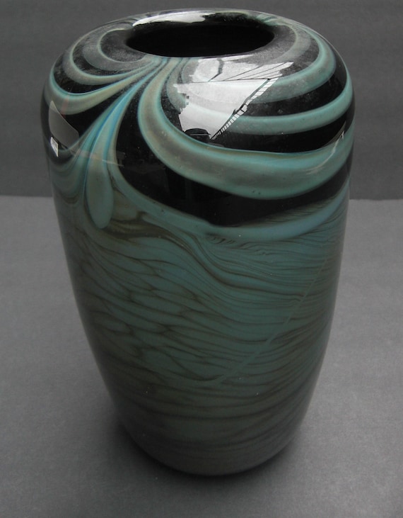 Studio ART Glass VASE Moderne Vaseart Deco Handcrafted Vase - Etsy