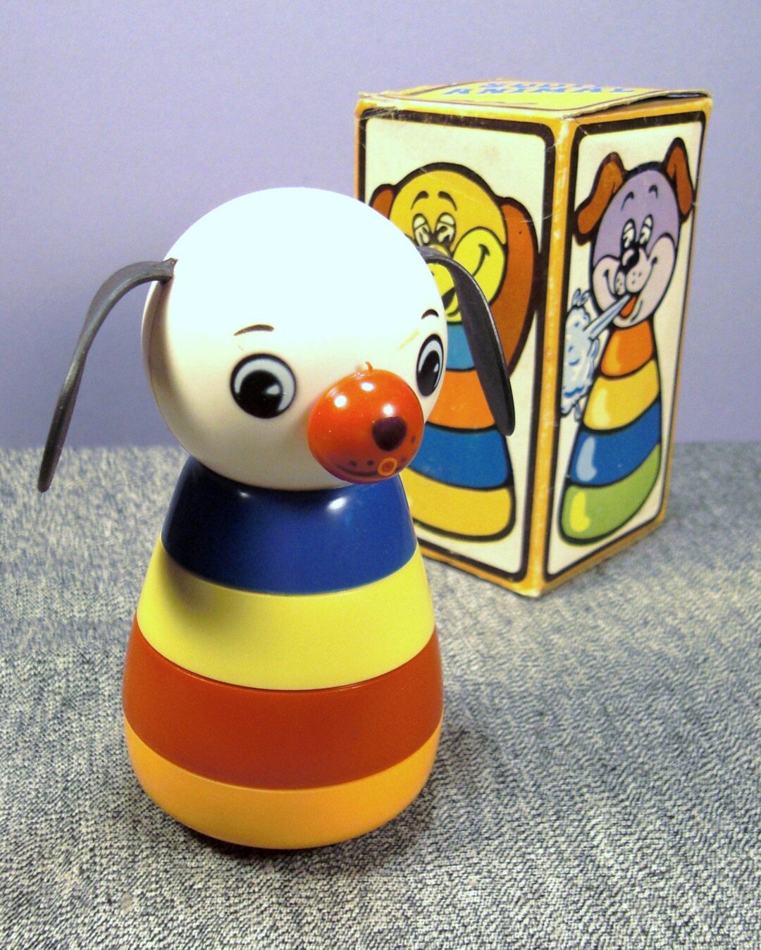 DOG VINTAGE TOY in Box Squirt Animal 1960's - Etsy