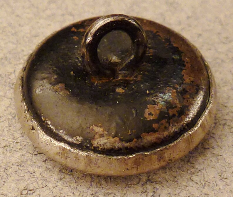 STEEL BUTTON Metal Victorian Steel Accents Round Star Vintage - Etsy