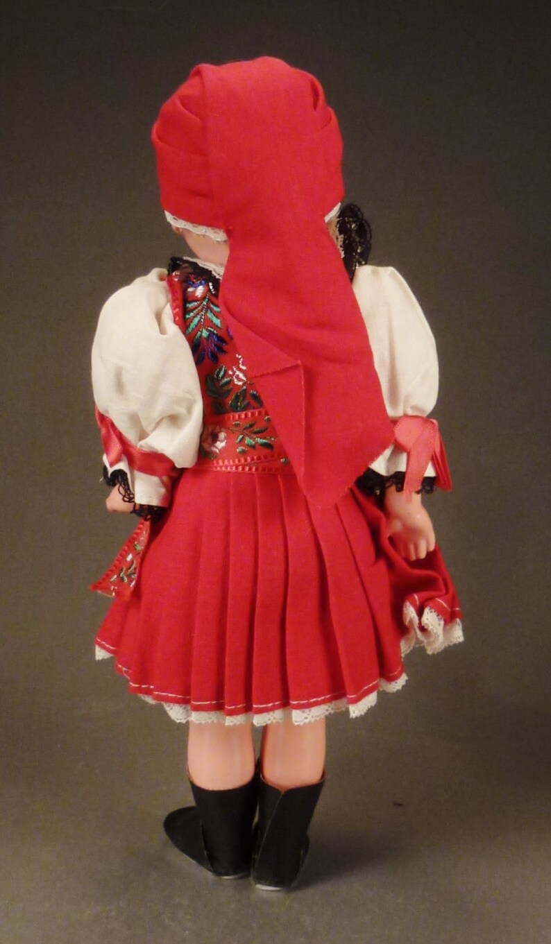 DOLL POLAND Papier Mache Handcrafted Beautiful Girl Folk - Etsy Israel