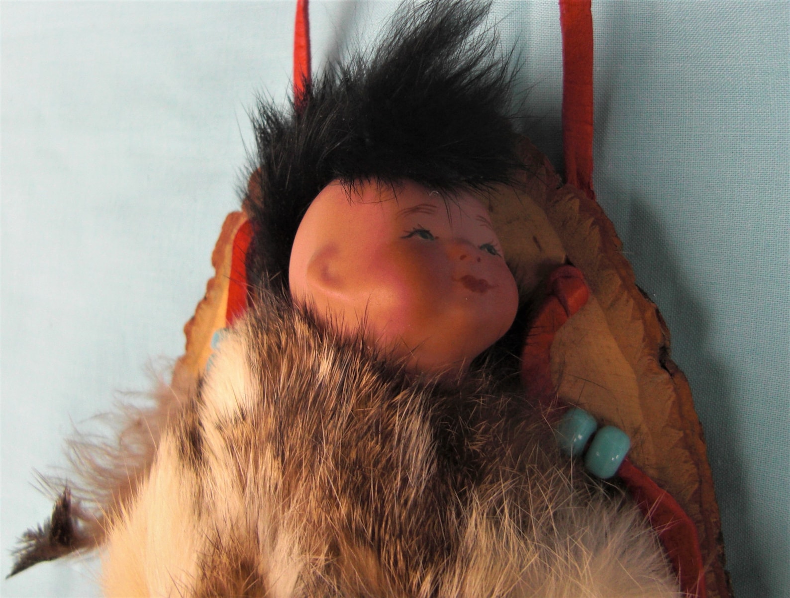 NATIVE AMERICAN CRADLEBOARD Papoose Indian Baby Porcelain | Etsy