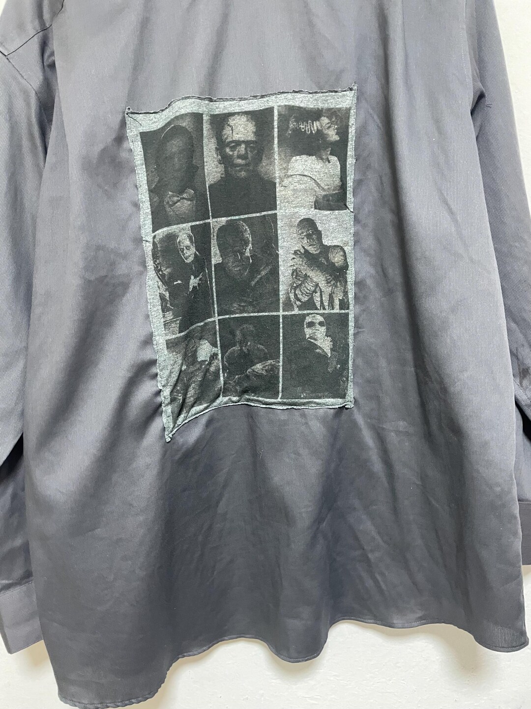 Monster Mash Mens Button up Shirt - Etsy