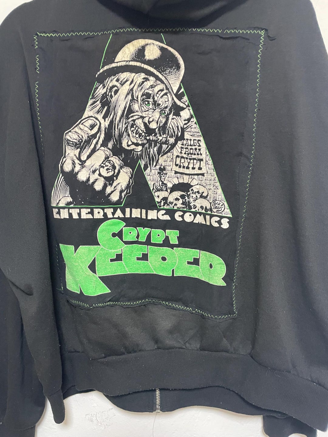 Tales From the Crypt Hand Sew Theme Hoodie - Etsy