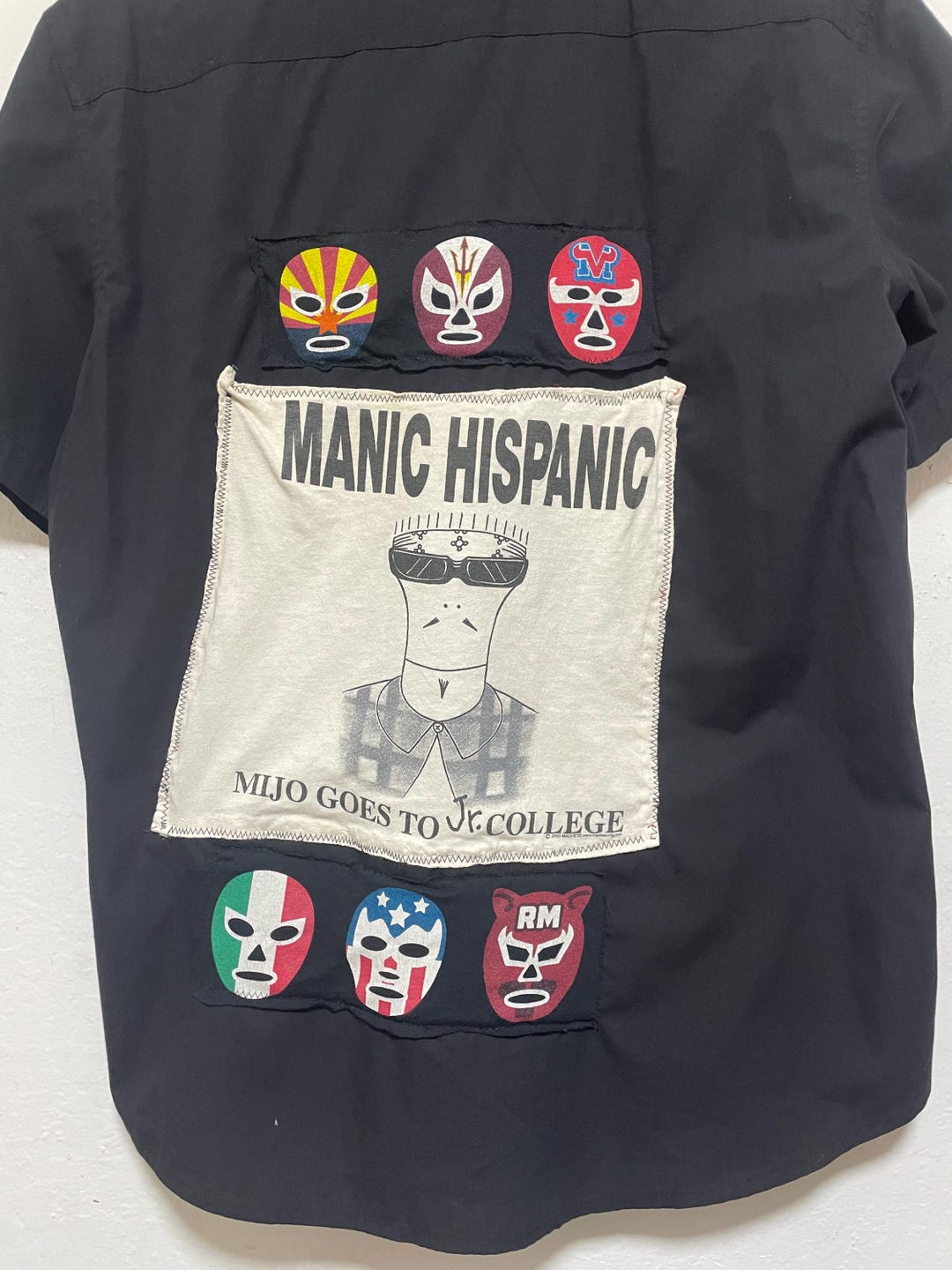 Manic Hispanic Band Fan Theme Mans Shirt - Etsy