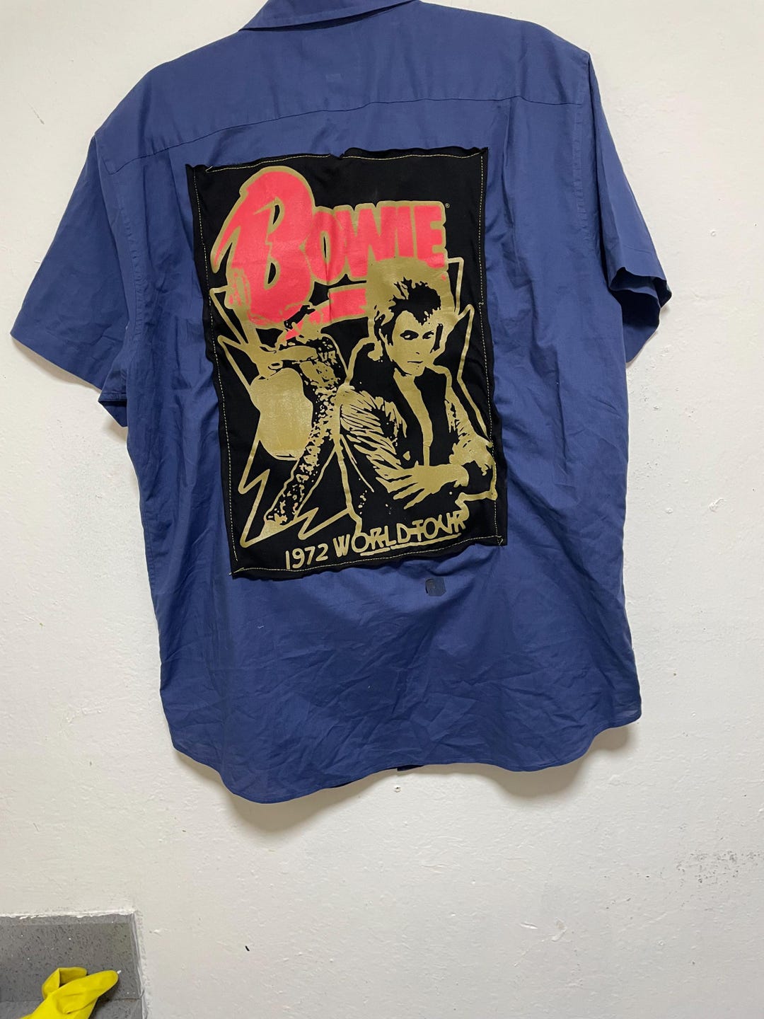 David Bowie Fan Shirt NY 1977, Glam Punk - Etsy