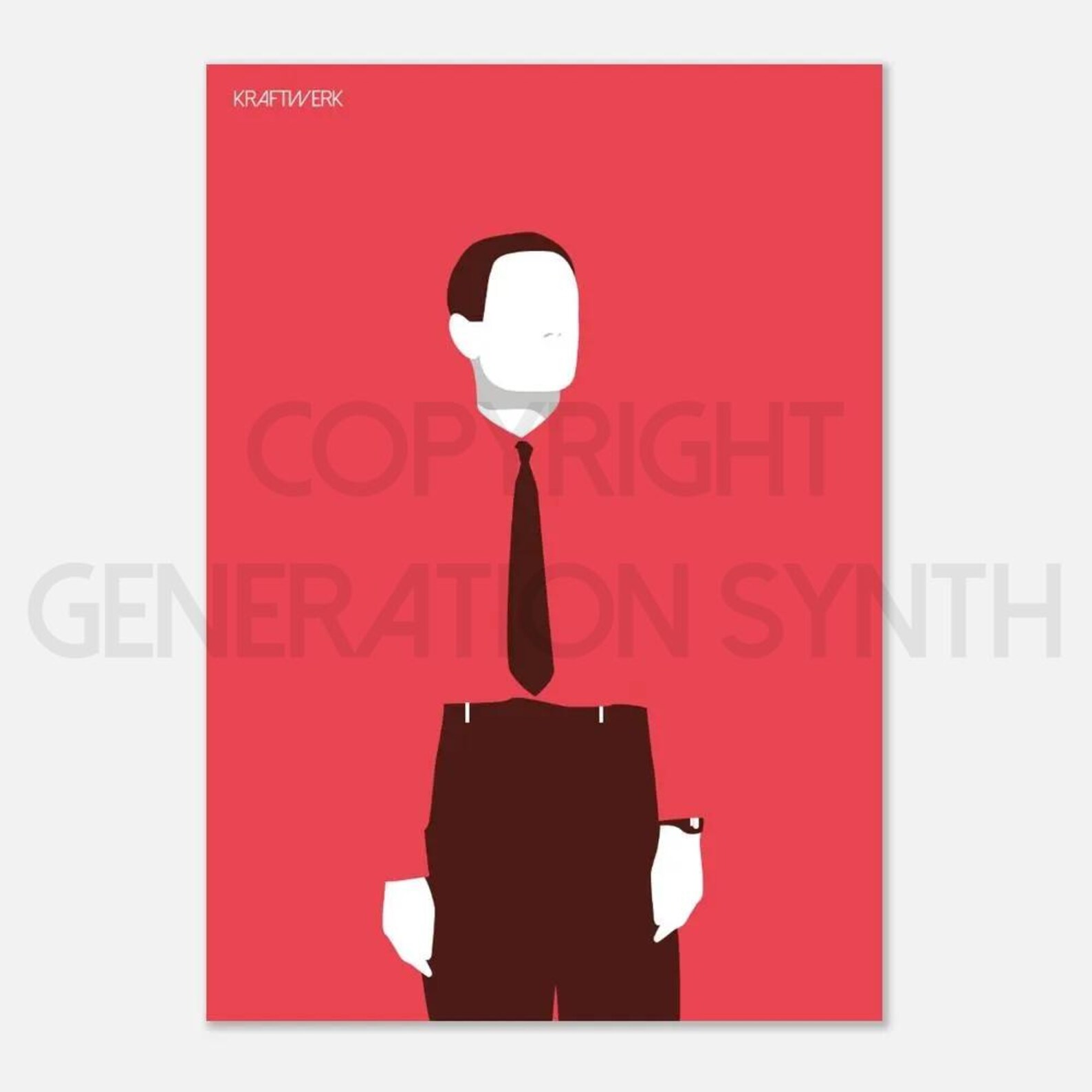 Kraftwerk Band Art Print Synth Poster Synthesizer Electronic 80s ...