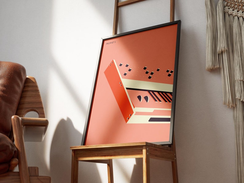 Sequential Prophet 5 | Synthesizer | Instrument Art Print | Synth ...