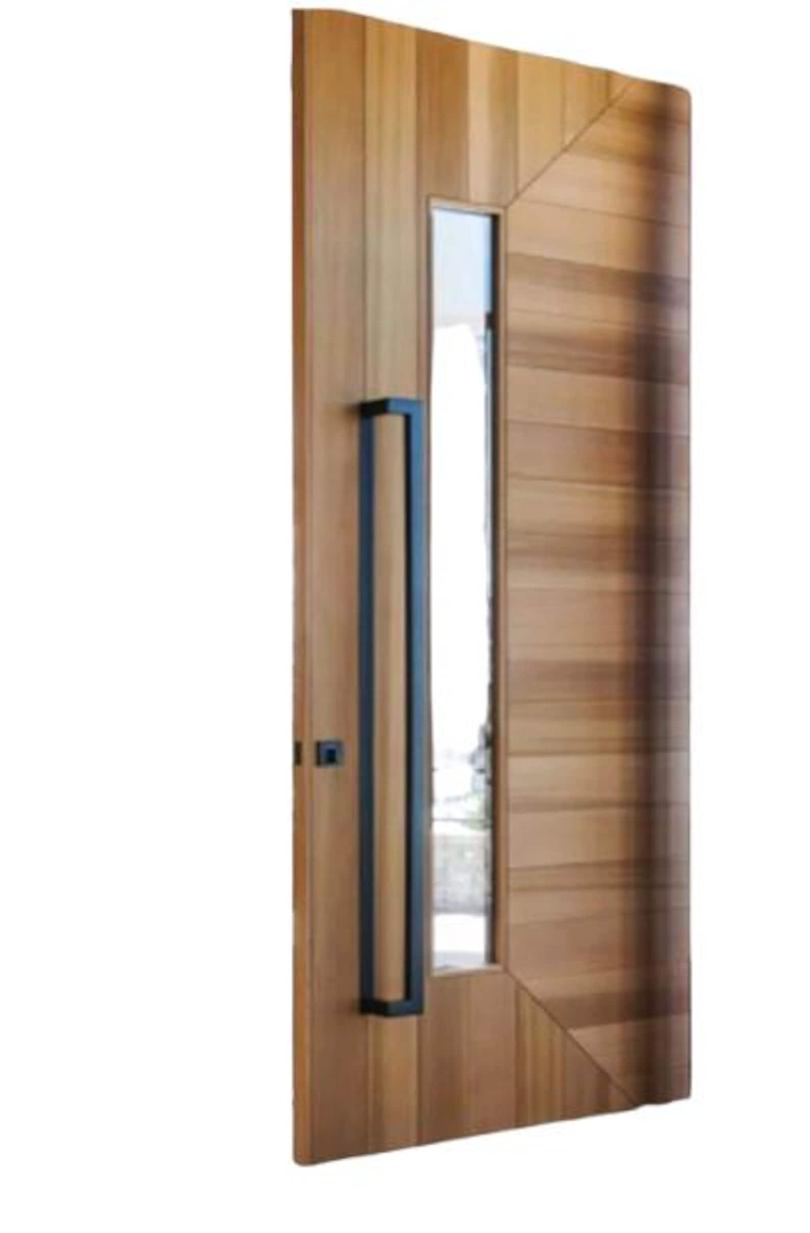 Custom Hand Made Modern Entrance Door Exterior Full Package Shipping ...