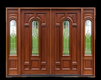 Custom Hand Made Double Entrance Door - Etsy