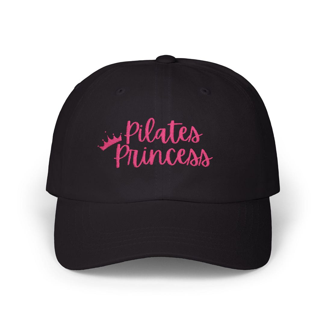 Pilates Princess Hat, Workout Hat, Fitness Baseball Cap, Gym Embroidery ...