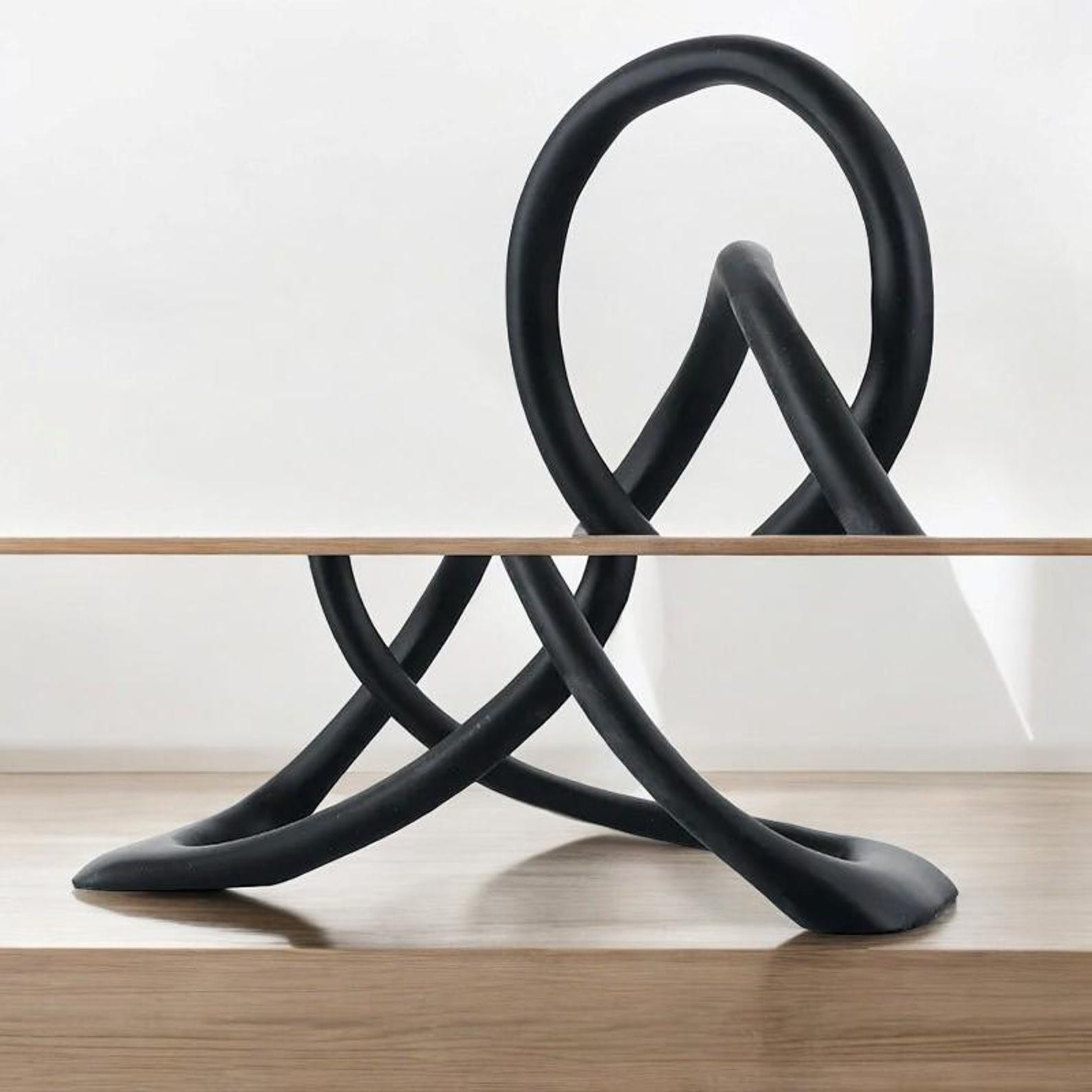 Knot Ornaments • Black Resin Geometry • Decorative Figurines • Winding ...