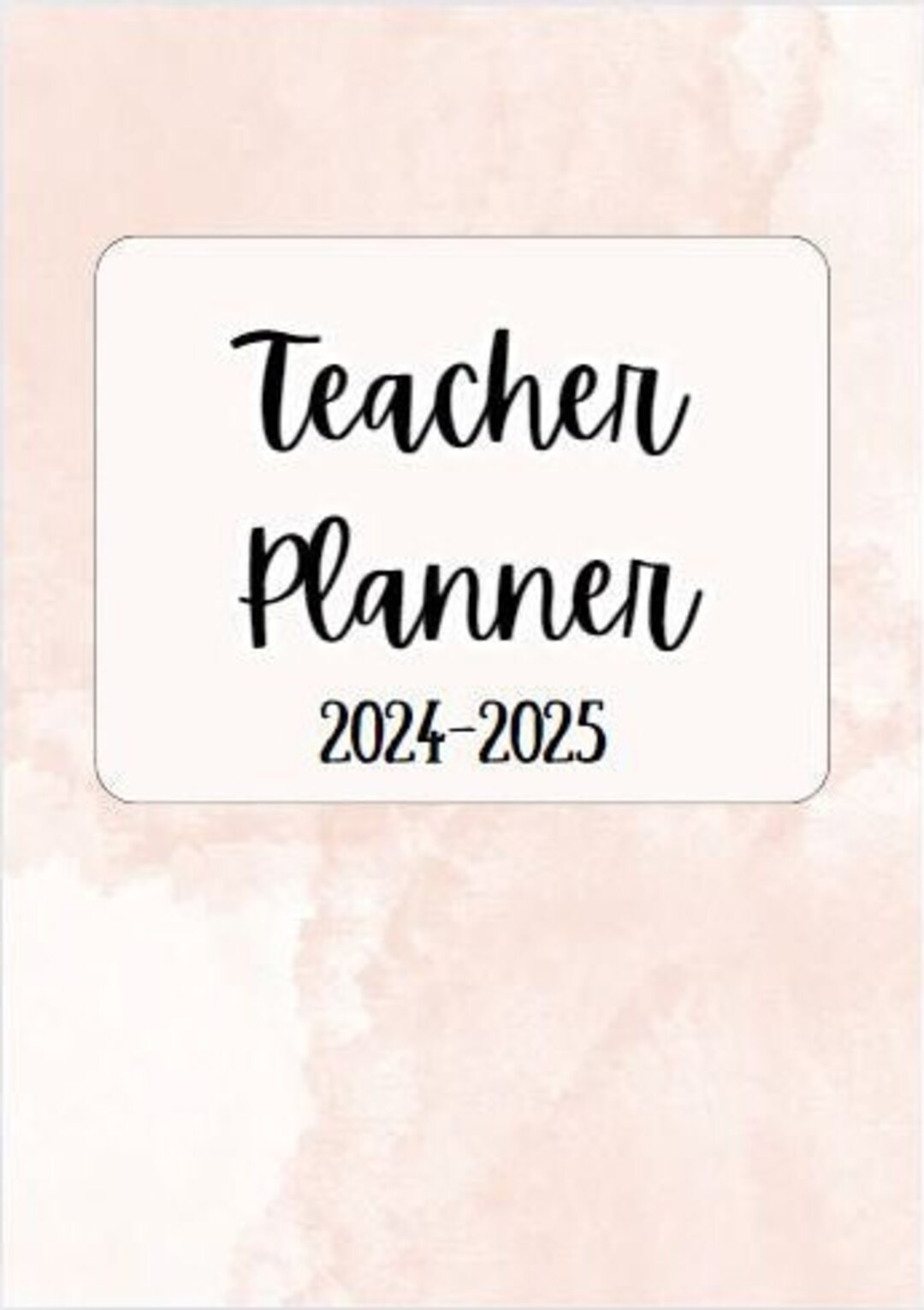 2024/2025 Teacher Planner, Organiser, Academic Planner - Etsy