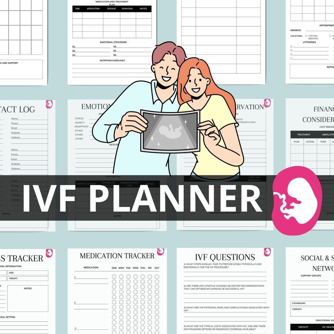 Fertility Planner, IVF Planner, IVF Tracker, Pregnancy Journal ...