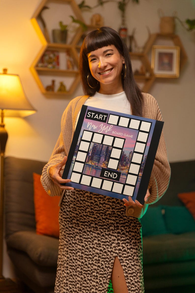 Customizable Board Game Template, DIY Printable on Canva (digital ...