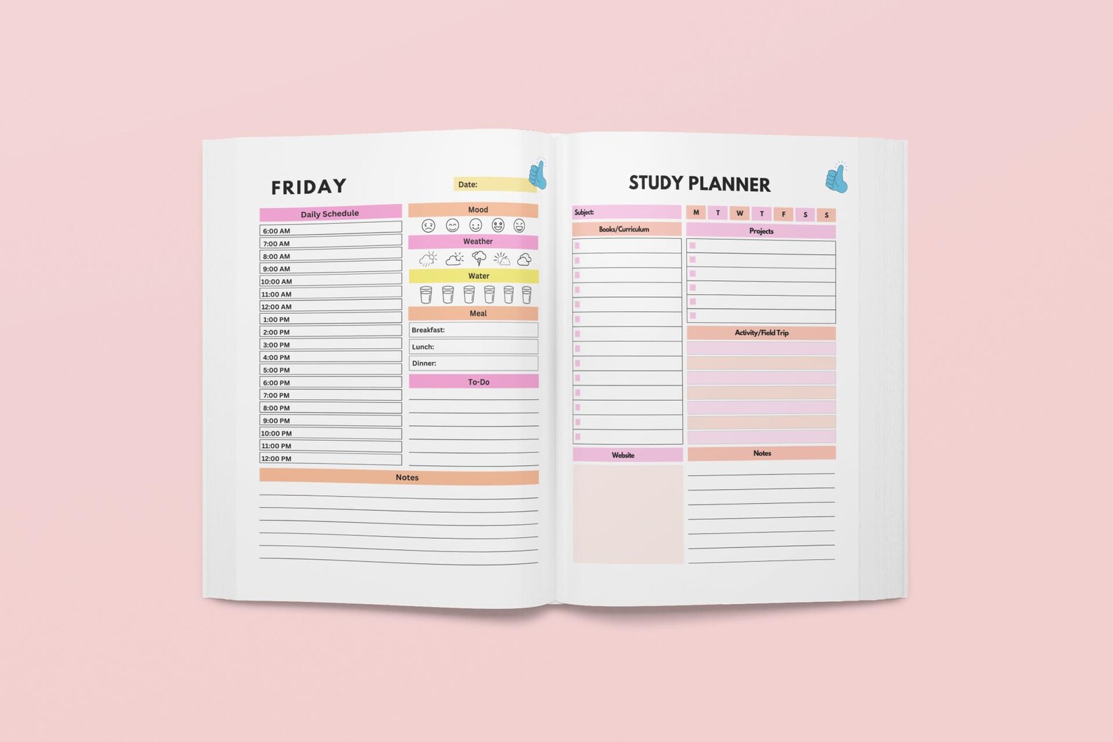 ADHD Kids Planner, ADHD Digital Planner, Adhd Planner Digital ...