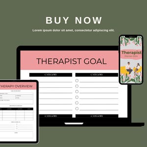 Therapist Planner, Therapy Planner, Therapy Notes, Physical Therapy ...