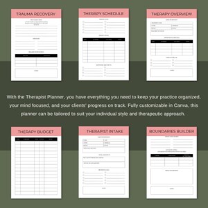 Therapist Planner, Therapy Planner, Therapy Notes, Physical Therapy ...