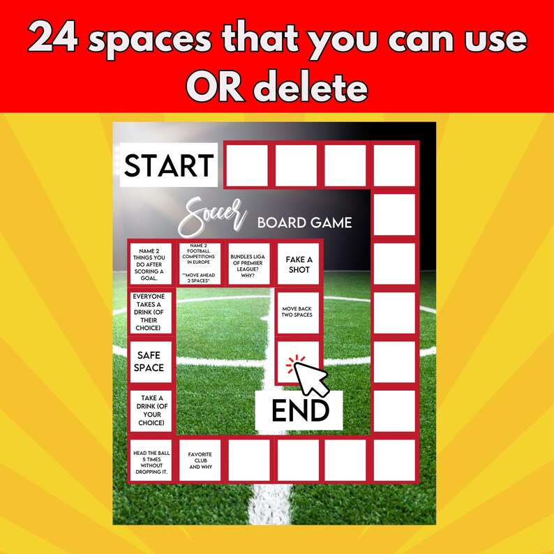 Custom Printable Board Game Template Personalized Game Board DIY Canva ...