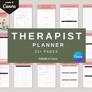 Therapist Planner, Therapy Planner, Therapy Notes, Physical Therapy ...