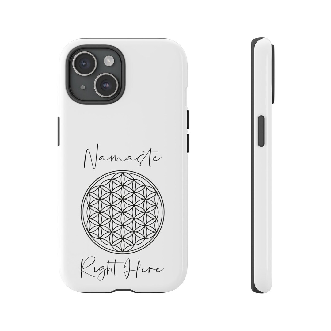Namaste Right Here Tough Cases - Etsy