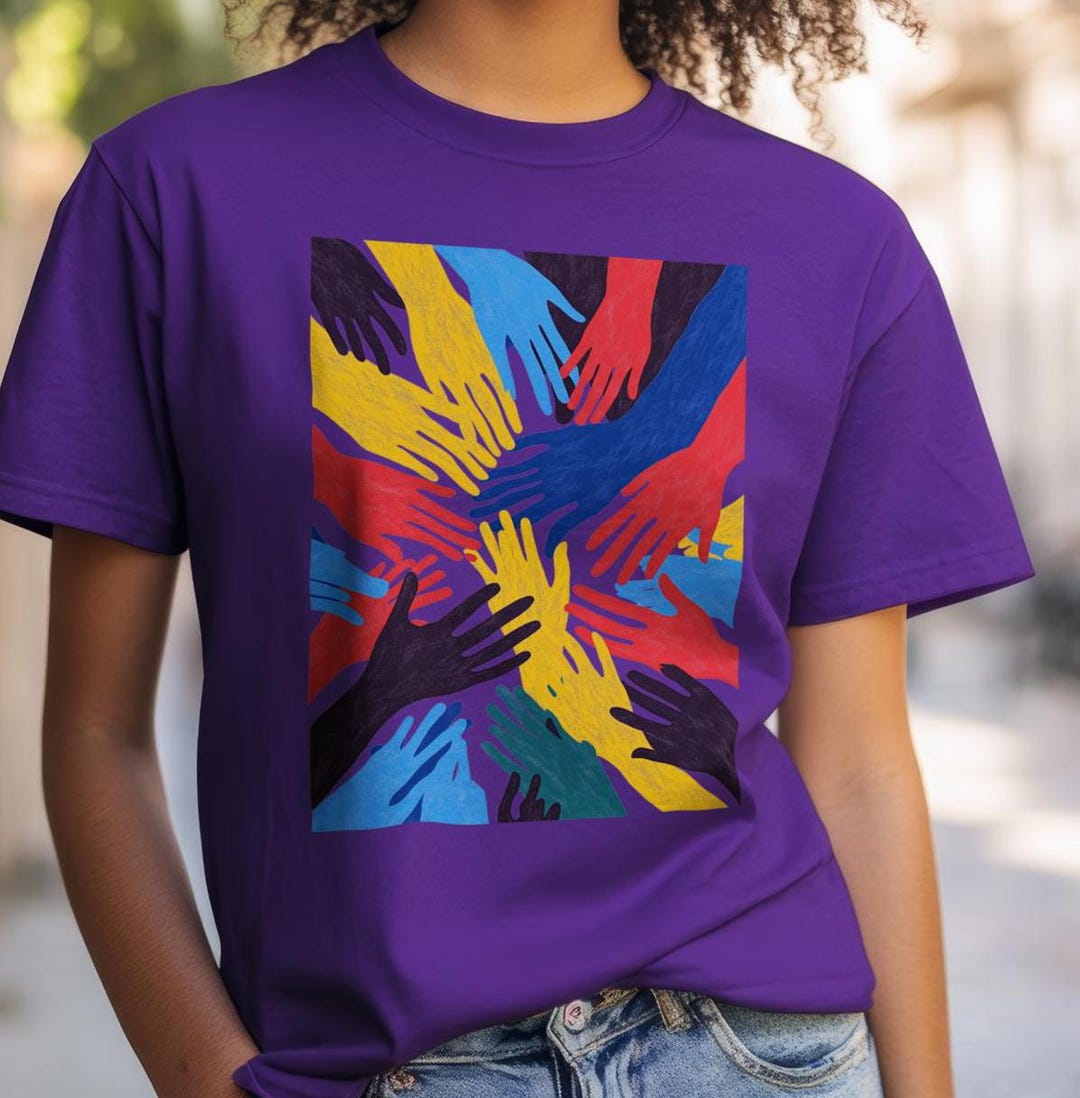 Unity All in Together T-shirt, Teamwork Tee, Unisex Jersey Top, Group ...