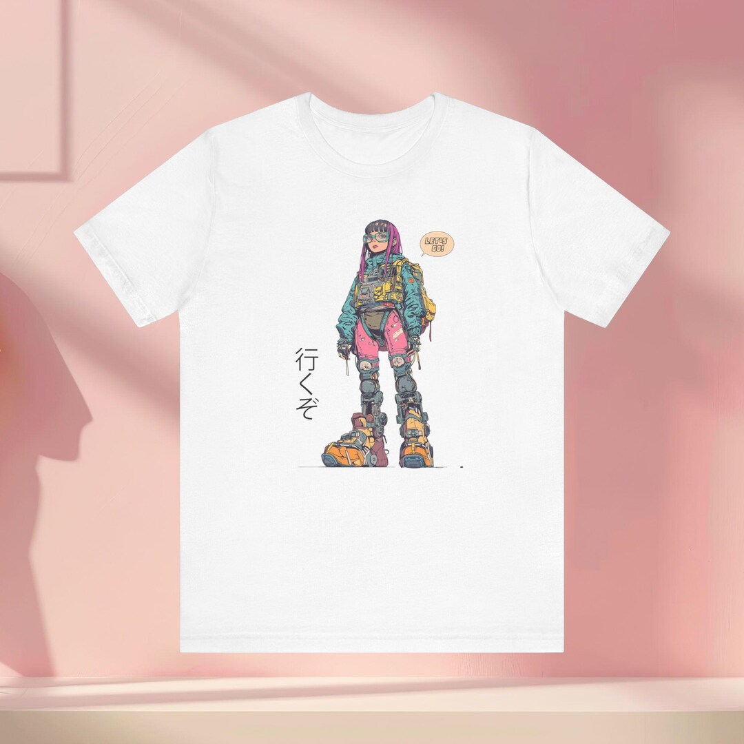 Anime Girl Tank Girl Style Tee, Unisex T-shirt, Manga Lover Gift ...