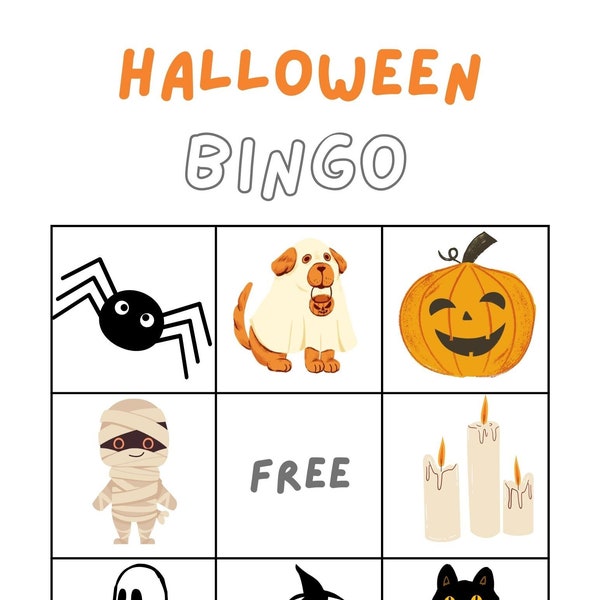Halloween Bingo - Etsy