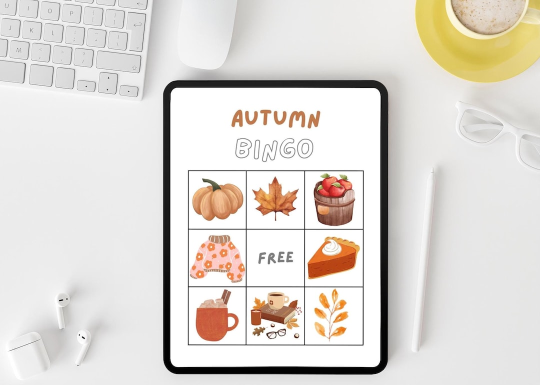 Autumn Bingo Aesthetic Kids Bingo Classroom Bingo Classroom Activities ...