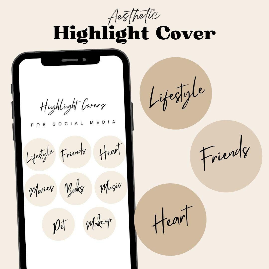 Instagram Highlights Cover Aesthetic Highlights Cover for Coffee Shop ...