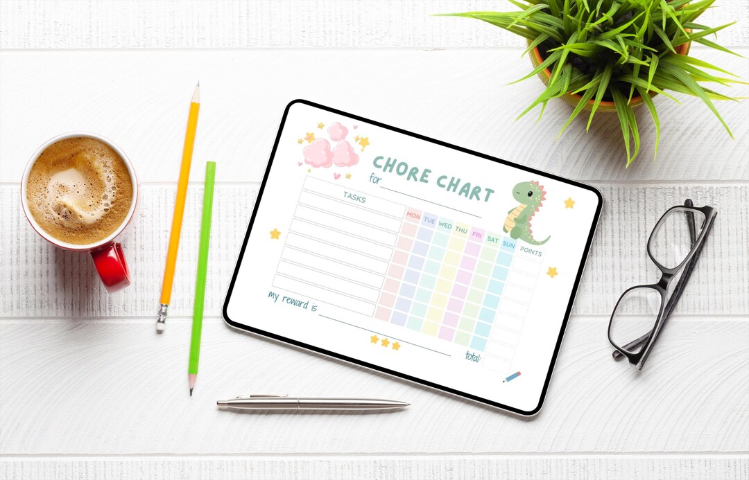 Chores Chart Bundles for Kids Motivation Chore Chart for Kids ...